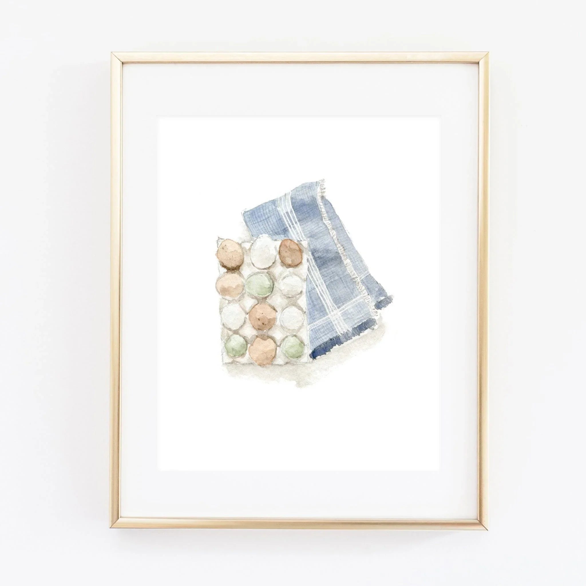 eggs watercolor wall art print – Emily Lex Studio Wholesale