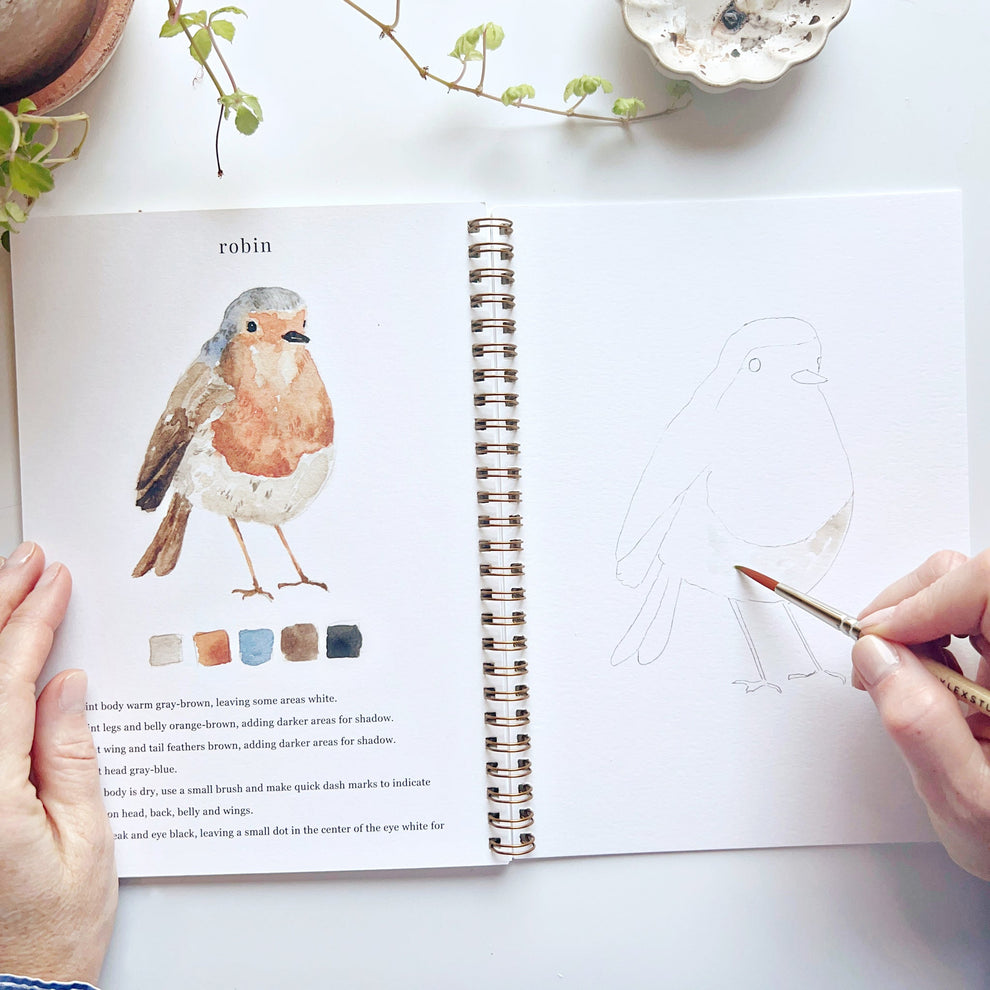 birds watercolor workbook – Emily Lex Studio Wholesale